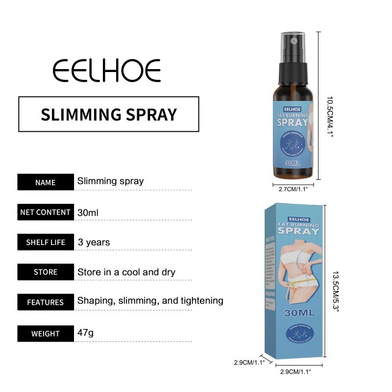 Cellulite Removal Spray Arm Leg Belly Slimming Flat Tummy Detox Waist ...