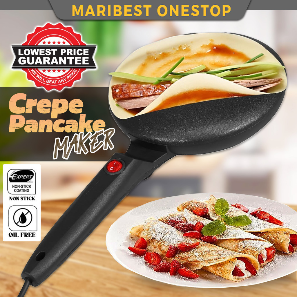 Non-stick Pancake Pan Crepe Maker Pan Electric Pancake Cooking Frying ...
