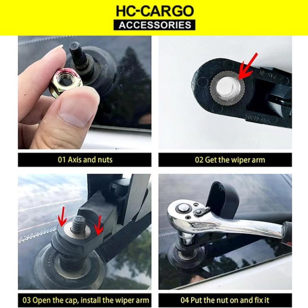 PROTON X50 AERO Rear WIPER Windshield OEM Wiper Arm Blade Set Full set ...