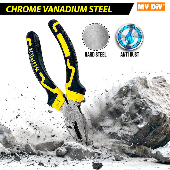 MYDIYHOMEDEPOT - CR-V HIGH QUALITY 6" OR 8" COMBINATION PLIER / LONG ...