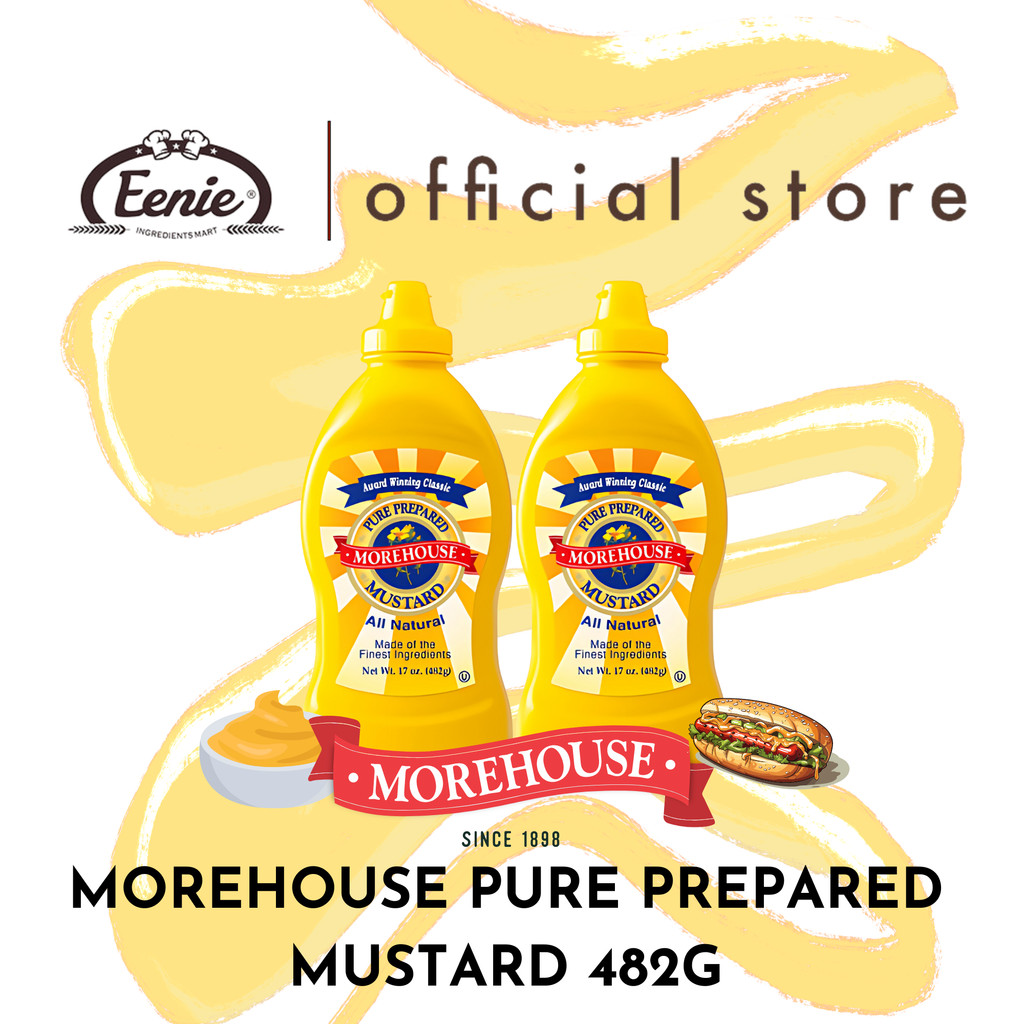MOREHOUSE PURE PREPARED MUSTARD | 482G | Shopee Malaysia