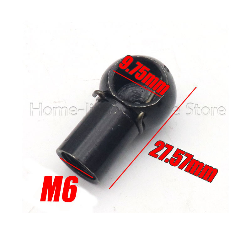 2Pcs M5/M6/M8 Female/Male Thread Car Gas Spring Universal Strut Joint ...