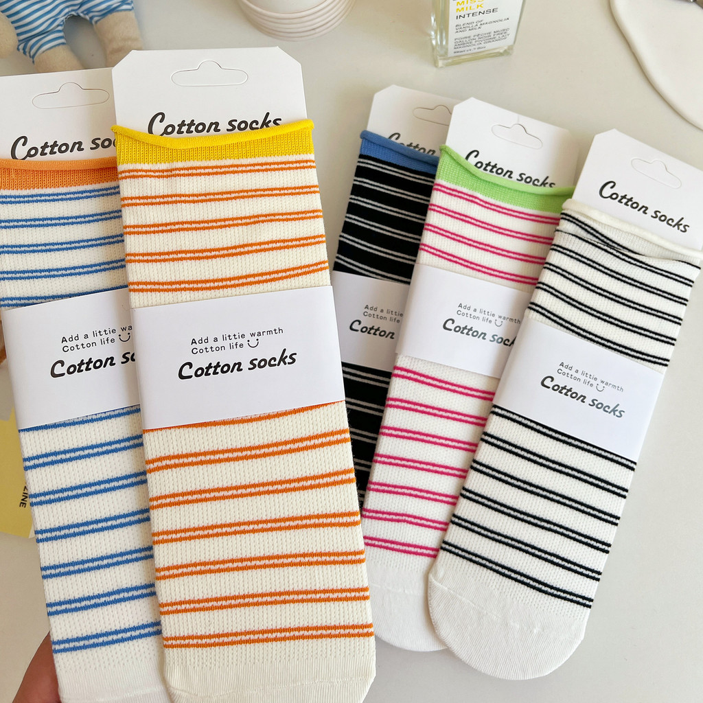 MALAYSIA READY STOCK!1 Pair Korean Style Colorful Curling Bunching ...