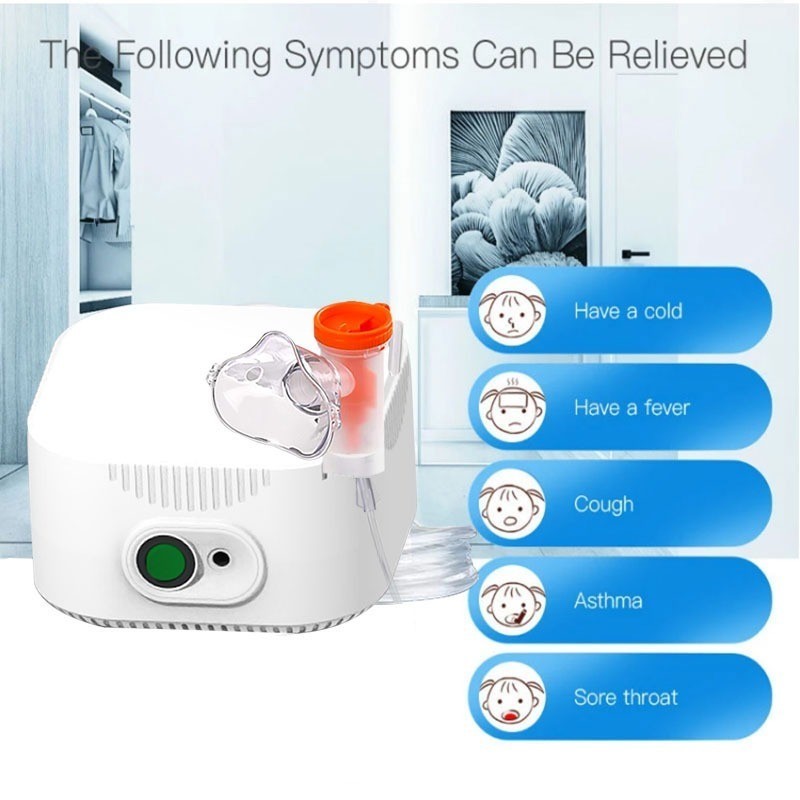 Heavy Duty Compact Nebulizer Adjustable Delicate Mist Asthma ...