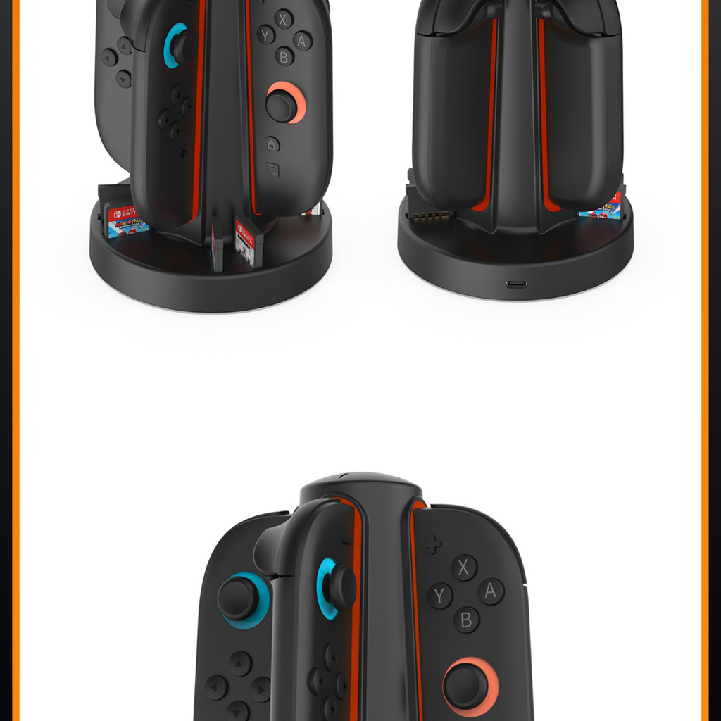 DOBE Nintendo Switch 2 Joy-Con2 Round Charging Dock With Game Storage ...