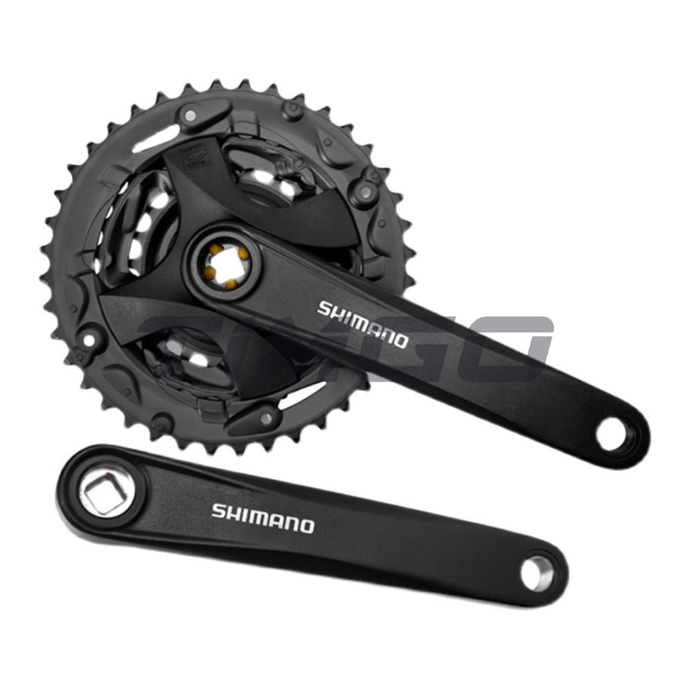 Shimano FC-MT101 3×9 Speed MTB Bike Crankset Square Taper 40-30-22T ...