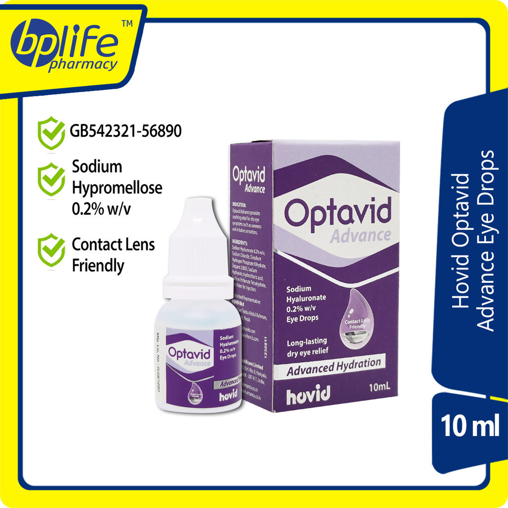 Hovid Optavid Advance Eye Drops 10ml | Shopee Malaysia
