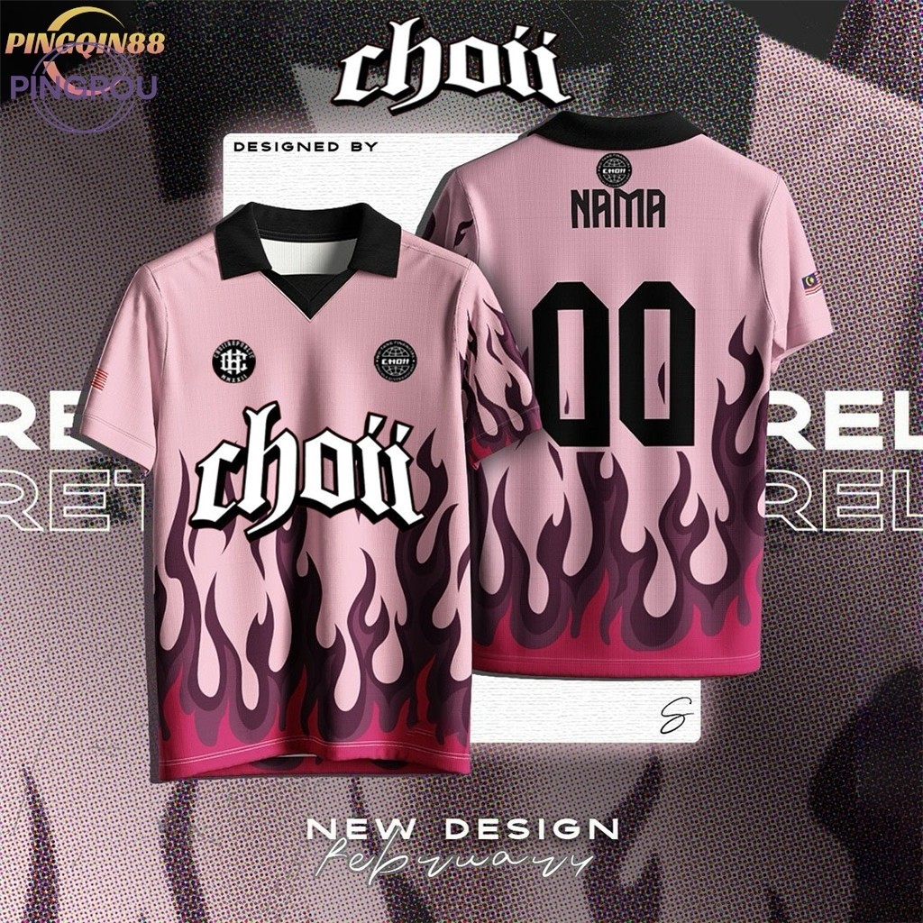 【free DIY Custom & Namenumber】2024 new design choii Baju Sublimation ...