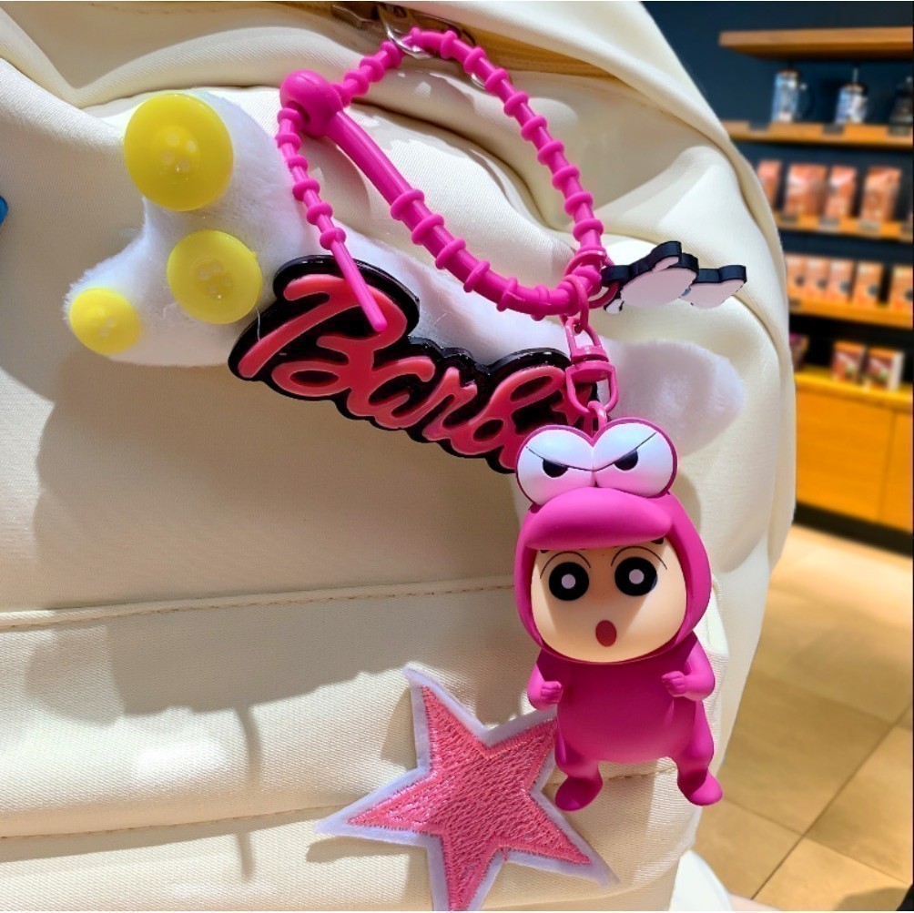 Crayon Shin-Chan Keychain Anime Figures Shin Chan's Day Bag Pendant ...