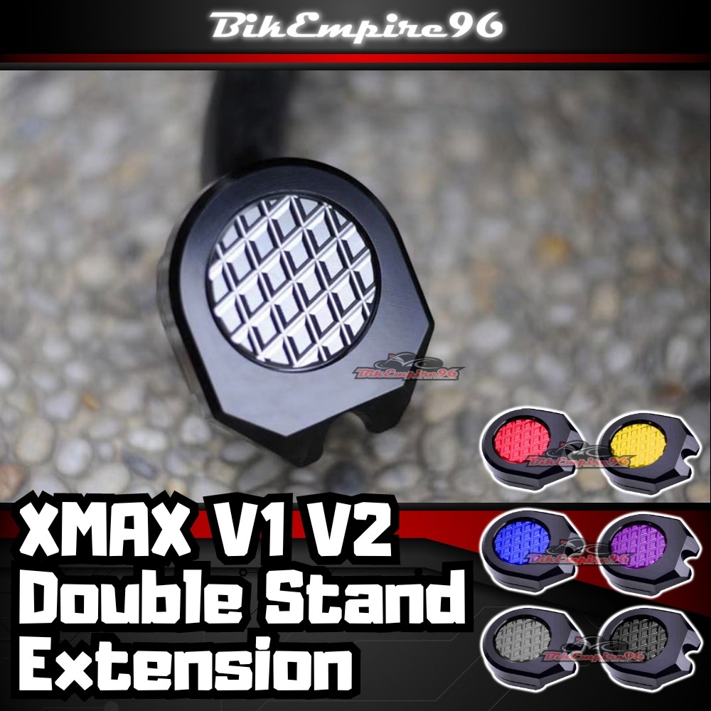XMAX 250 300 V1 V2 Double Stand Extension Center Stand Shoes Foot Kick ...
