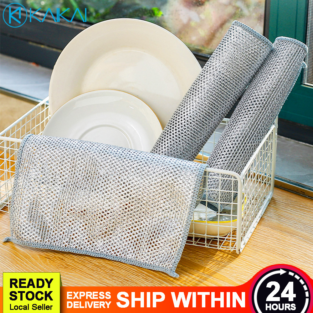 🔥 SUPER EFFECTIVE 🔥 Stainless Steel Wire Cleaning Cloth Stains Rust ...