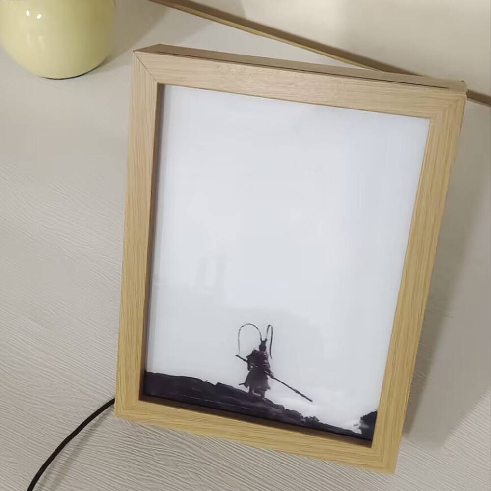 Black Myth Wu Kong Chinese Game USB Photo Frame Lights 3 Colors Dimmable for Night Desk Lamp ...
