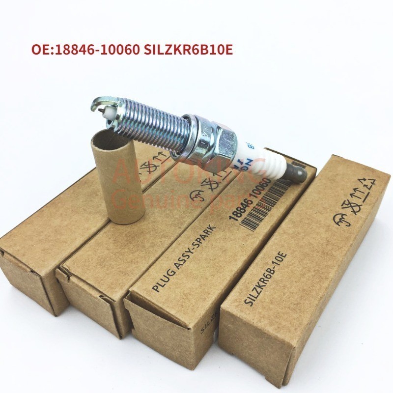 4PCS NGK Iridium 18846-10060 1884610060 SILZKR6B10E Spark Plug for ...