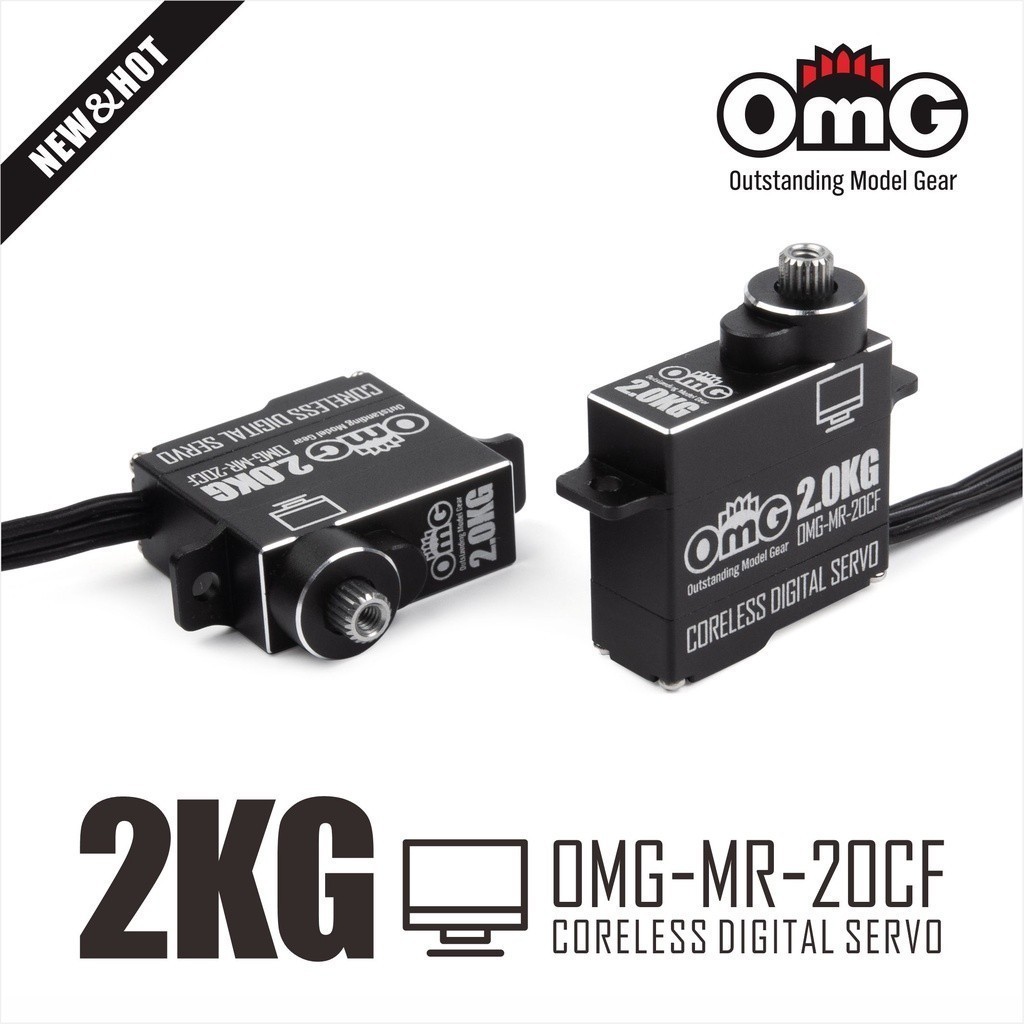 OMG Coreless Digital Servo Micro Size Metal OMG-MR-20CF MR-18CF for RC ...