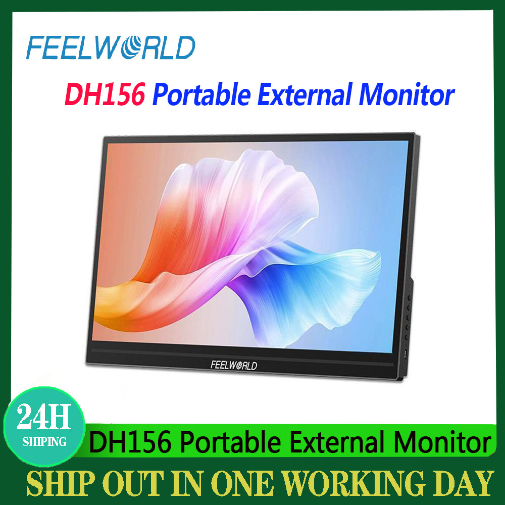 FEELWORLD DH156 Monitor 15.6inch Portable External Monitor FHD ...