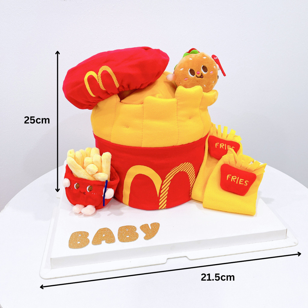 [ Genius Baby House ] Diapers Cake New Born Gift set-MCD G4203 | Shopee ...
