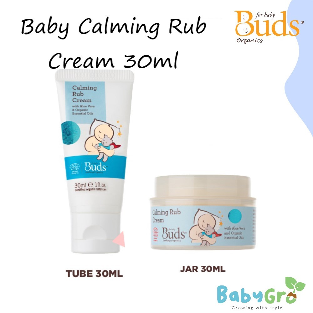 Buds Soothing Organic Calming Tummy Rub Cream 30ml | Shopee Malaysia