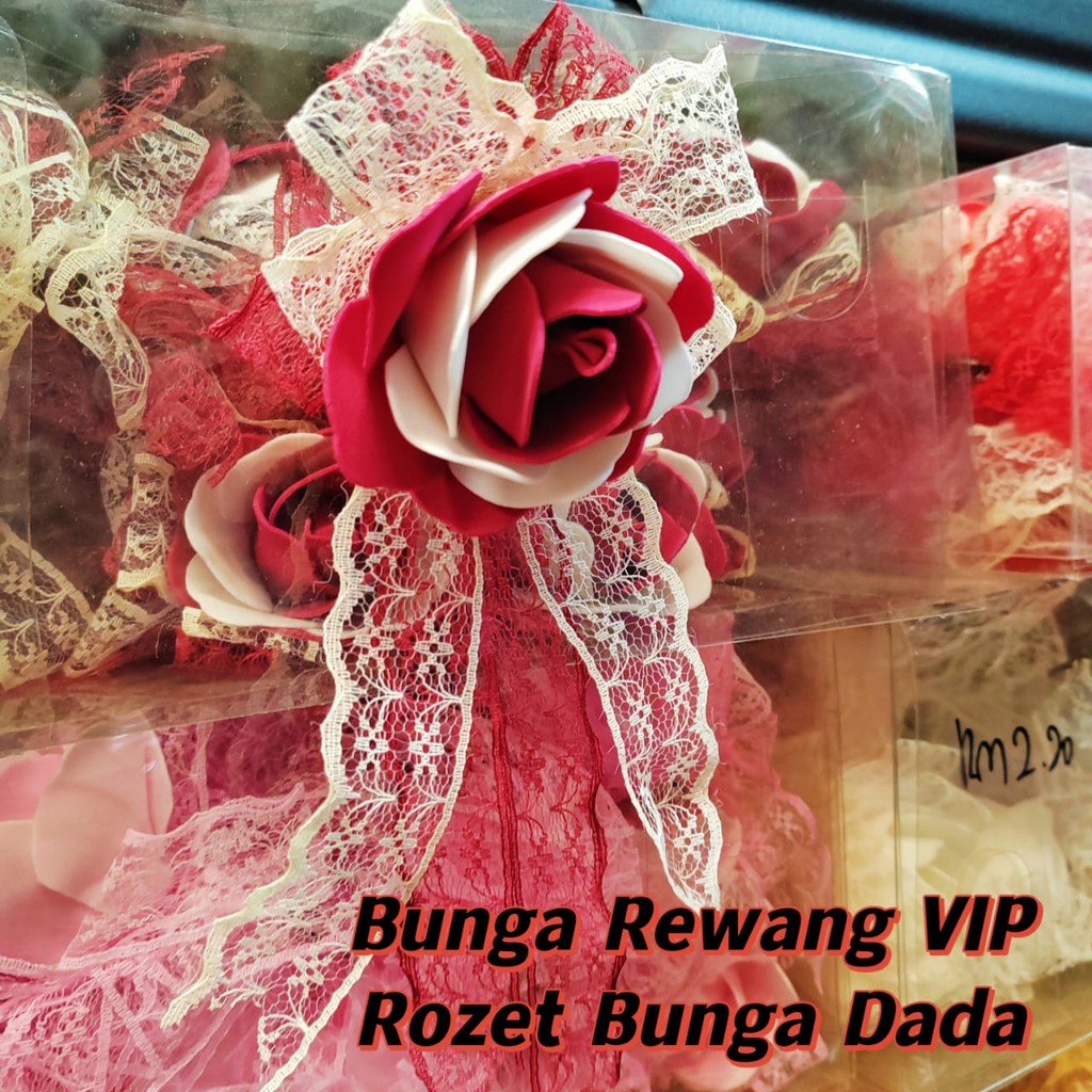 10/30pcs BUNGA REWANG SIAP PIN Bunga Kendarat Corsage Rozet GKRZ008 ...