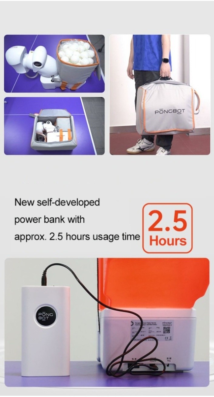 PONGBOT NOVA Table Tennis Robot Custom Programmed Drills Ping Pong ...