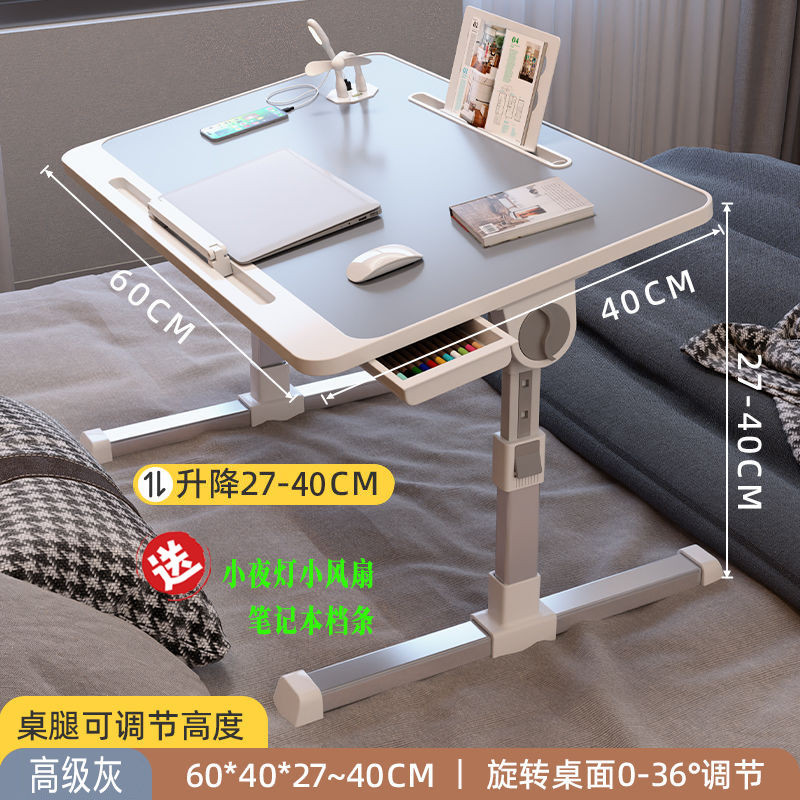 Liftable And Heighten Folding Bed Desk Dormitory Study Table Heightened ...