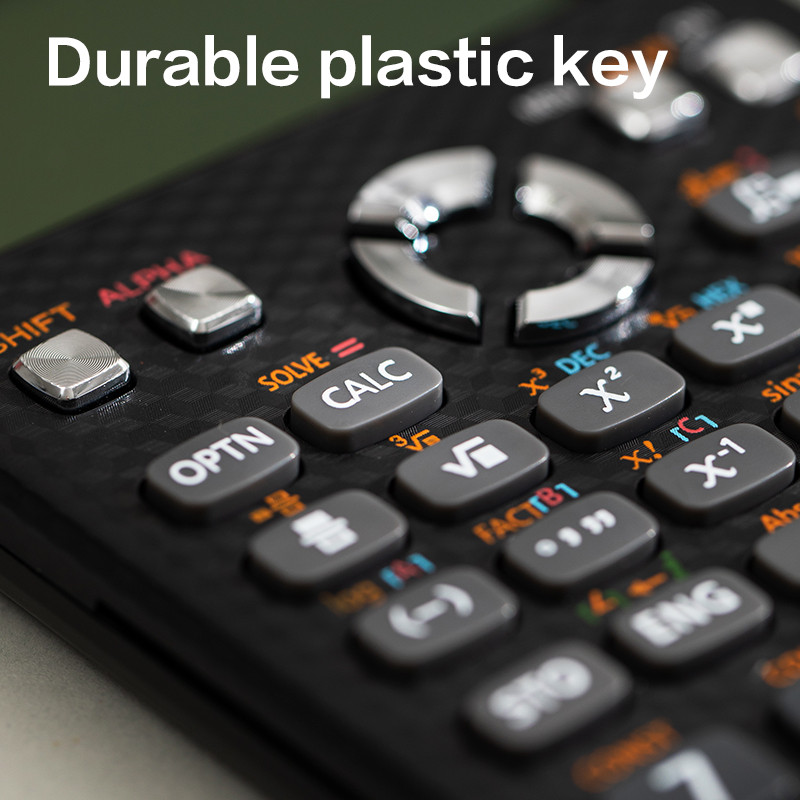 Deli Scientific Calculator 991EX 552 Functions 10+2 Display Dot Matrix ...