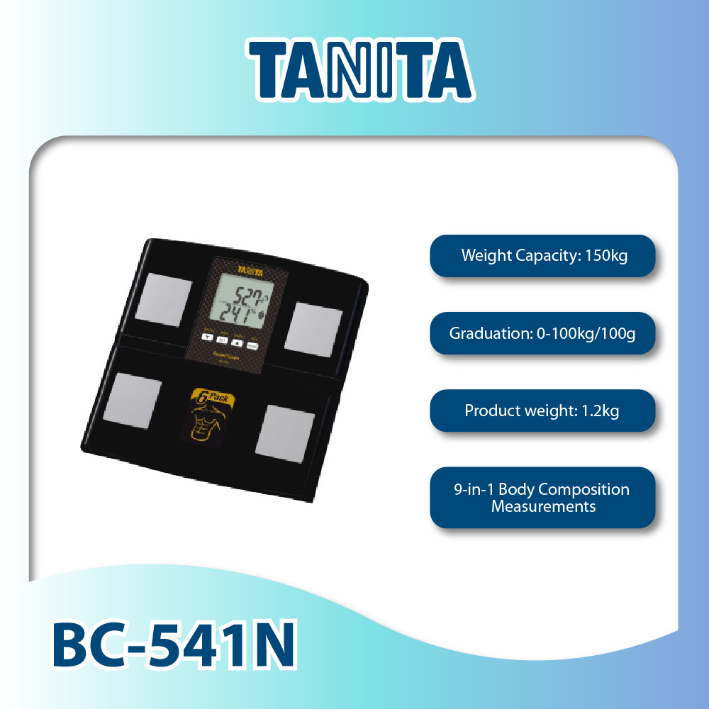 Tanita Official Store BC-541N 9-in-one Lightweight Body Composition ...
