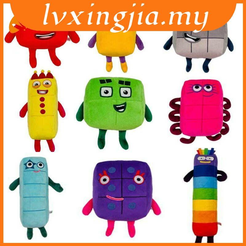 Hychumey 20cm Numberblocks Plush Doll Educational Stuffed Number Blocks ...