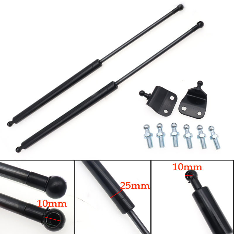 2pcs 800N 300-600mm Car Gas Strut Bars Gas Spring Hood Support Rod ...