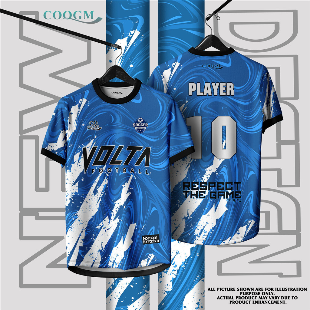 COQGM Original Design - Volta Futsal Football jersey custom name baju ...