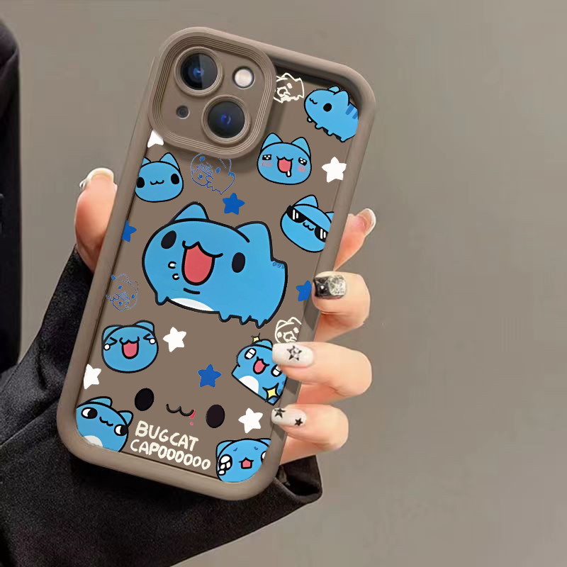 Bugcat Capoo Chiikawa Phone Case Compatible For Samsung Galaxy A73 A71 ...