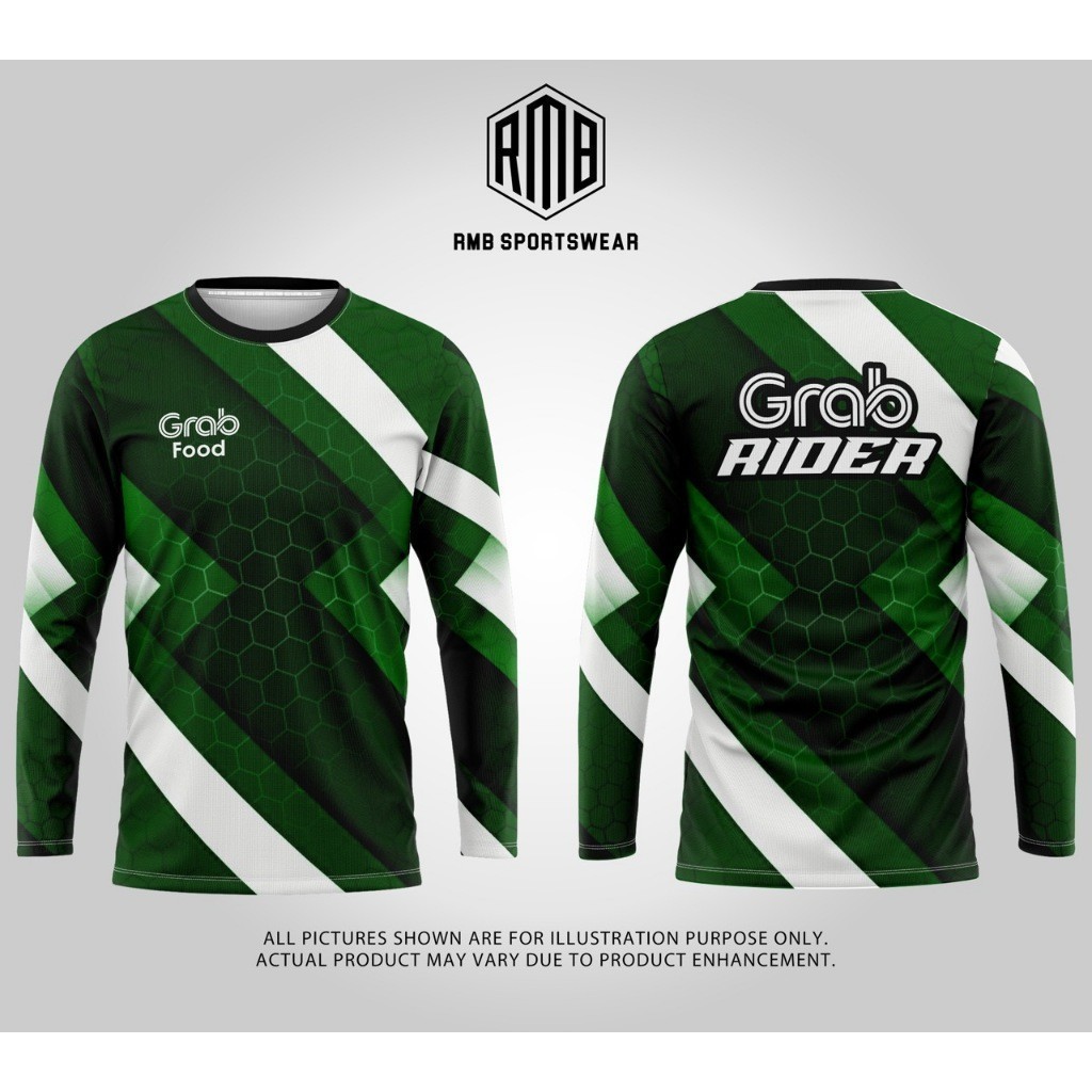 GRAB Long Sleeve Motorcycle Riding Uniform | Shopee Malaysia