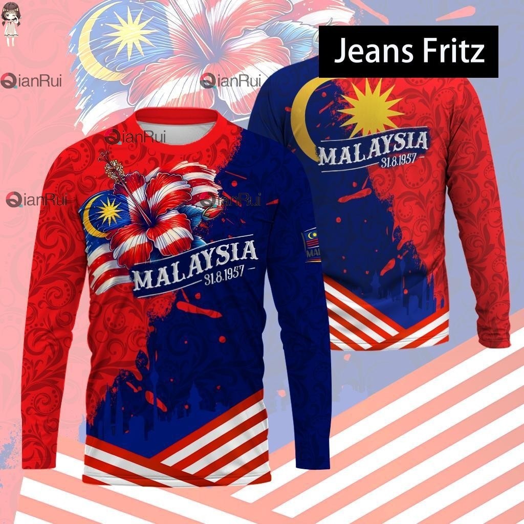Tshirt Merdeka 68 Tahun 2025 Sublimation Tshirt Keluarga Malaysia ...