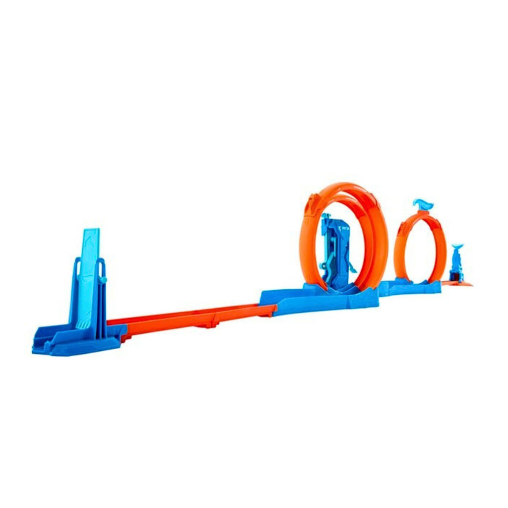 Hot Wheels Track Creator Triple Loop Kit Customizable Racing Track Set ...