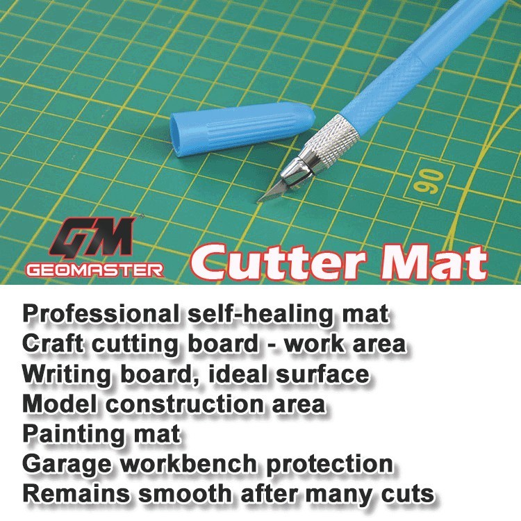 Geomaster Cutting Mat PVC Cut Pad Patchwork A1 A2 A3 A4 Tool Manual Double-sided Self-healing ...