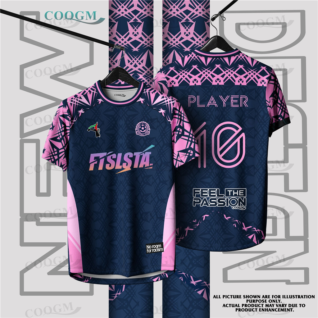 COQGM Original - Futsal Football baju jersey custom name baju lelaki ...