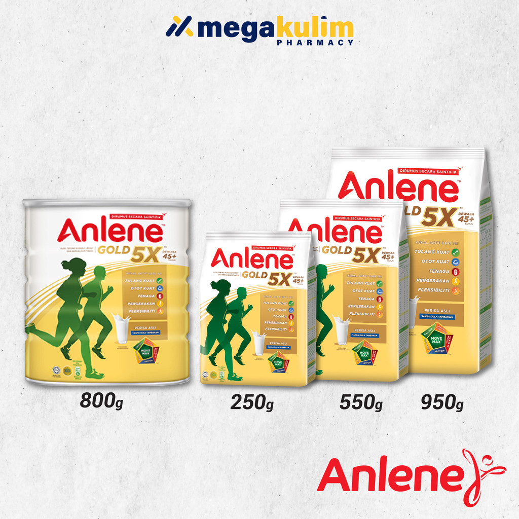 Anlene Gold Milk Powder 250g / 550g / 800g / 950g | Shopee Malaysia