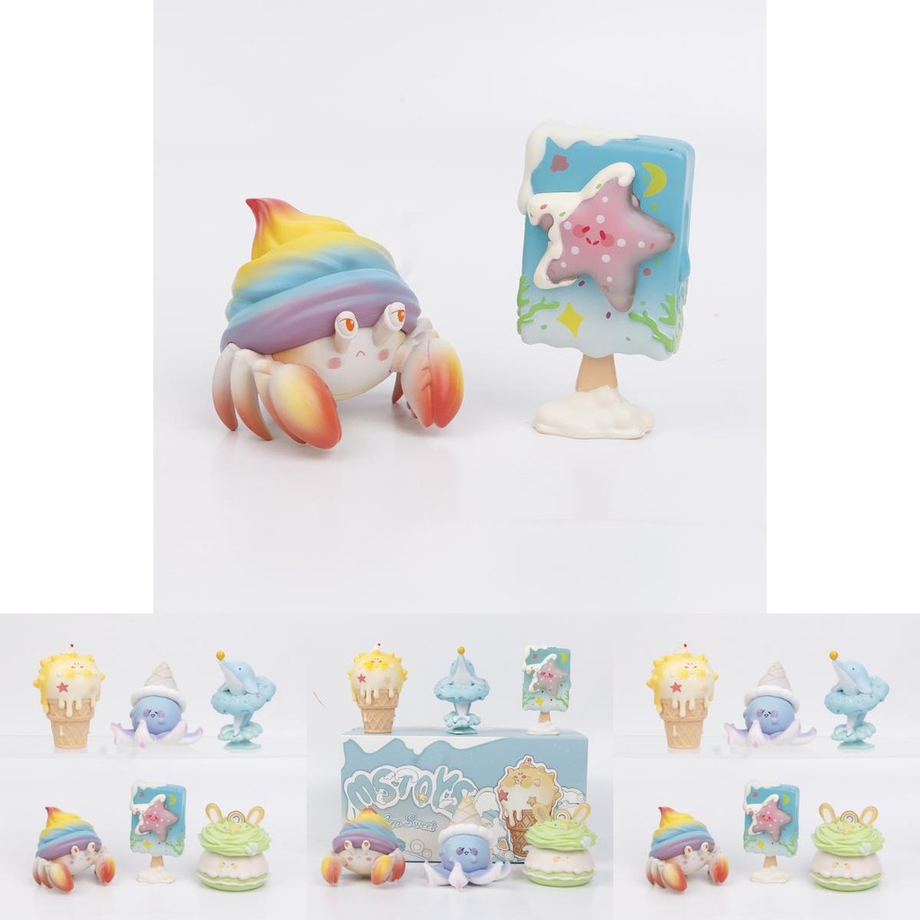 Playful Fun And Sea Creature Ice Cream Minis For Blind Collectors Box ...
