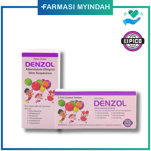 Denzol Albendazole Suspension/ Tablet (ubat cacing) | Shopee Malaysia
