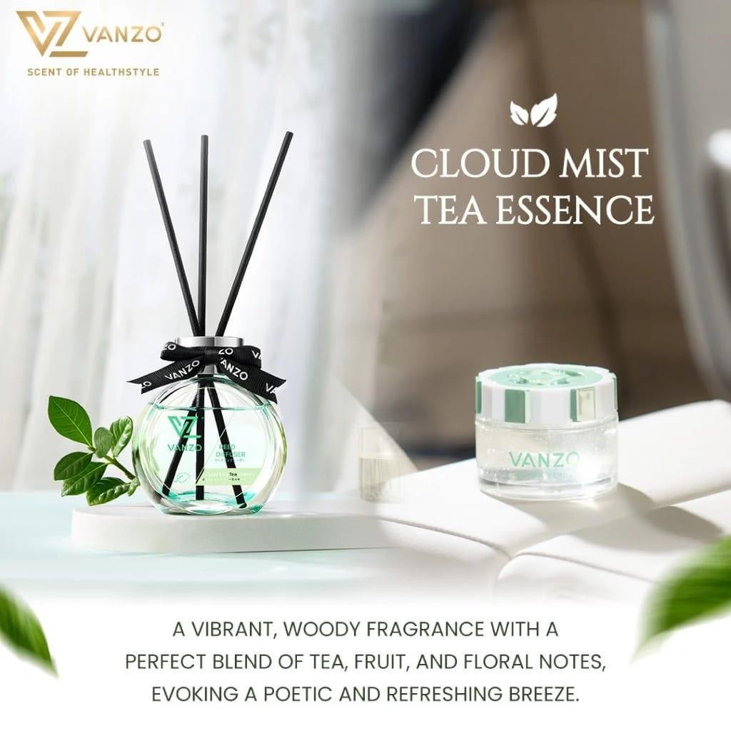 VANZO 1919 NEW LX Tea Series Cloud Mist Tea Essence Car Perfume Air ...