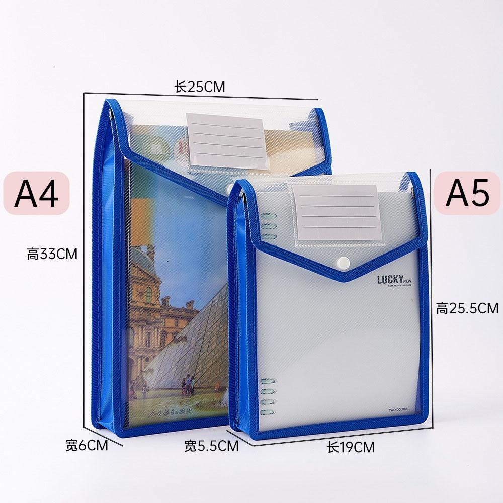 A4/A5File Folder Stationery Storage Folder Waterproof File Organizer ...