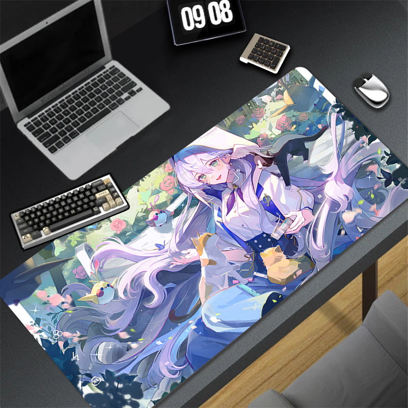 Robin Honkai Star Rail Mouse Pad XXL Kawaii Anime Keyboard Rug Computer ...