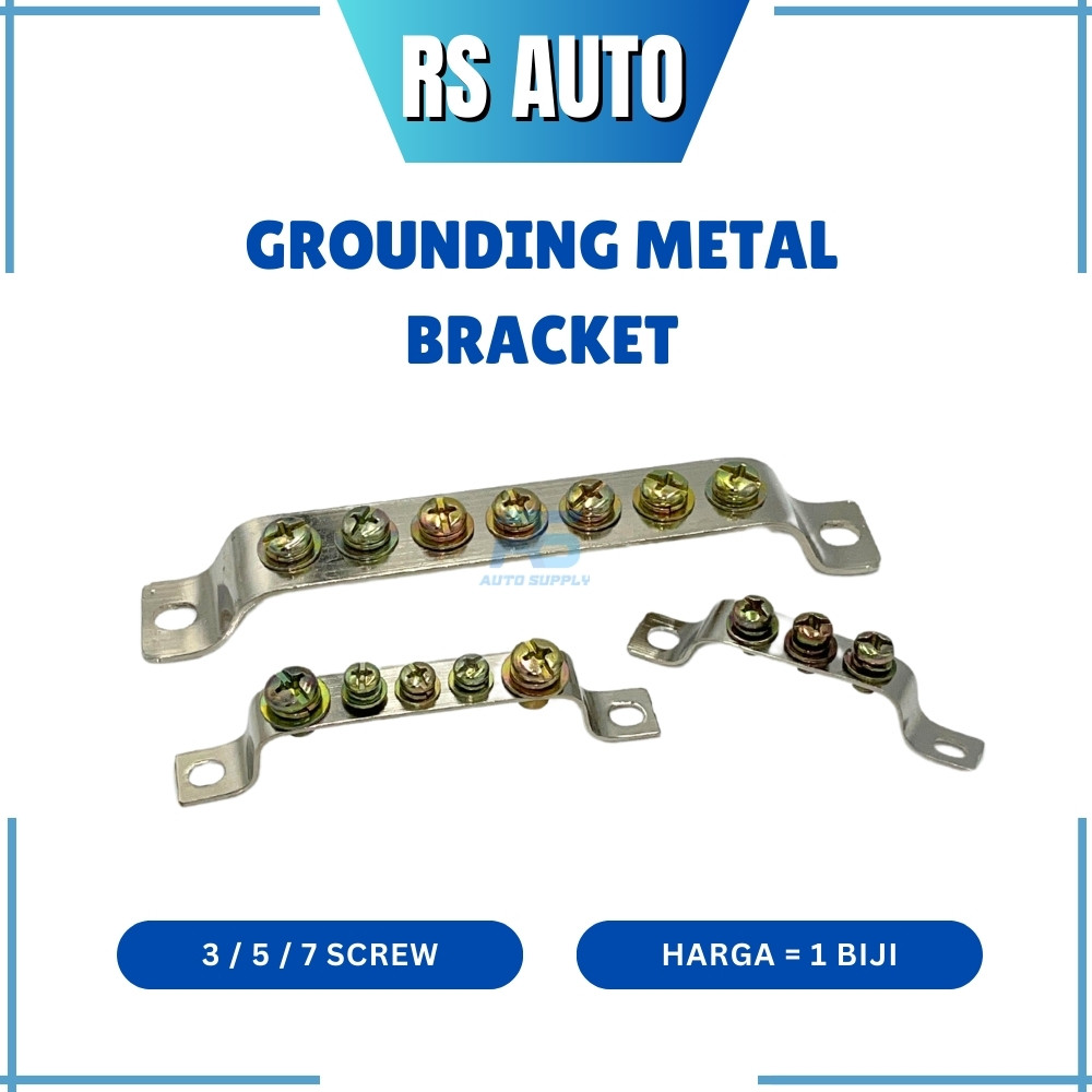 RS AUTO Grounding Metal Bracket Cable Plate Besi Plat Add On Tambah ...