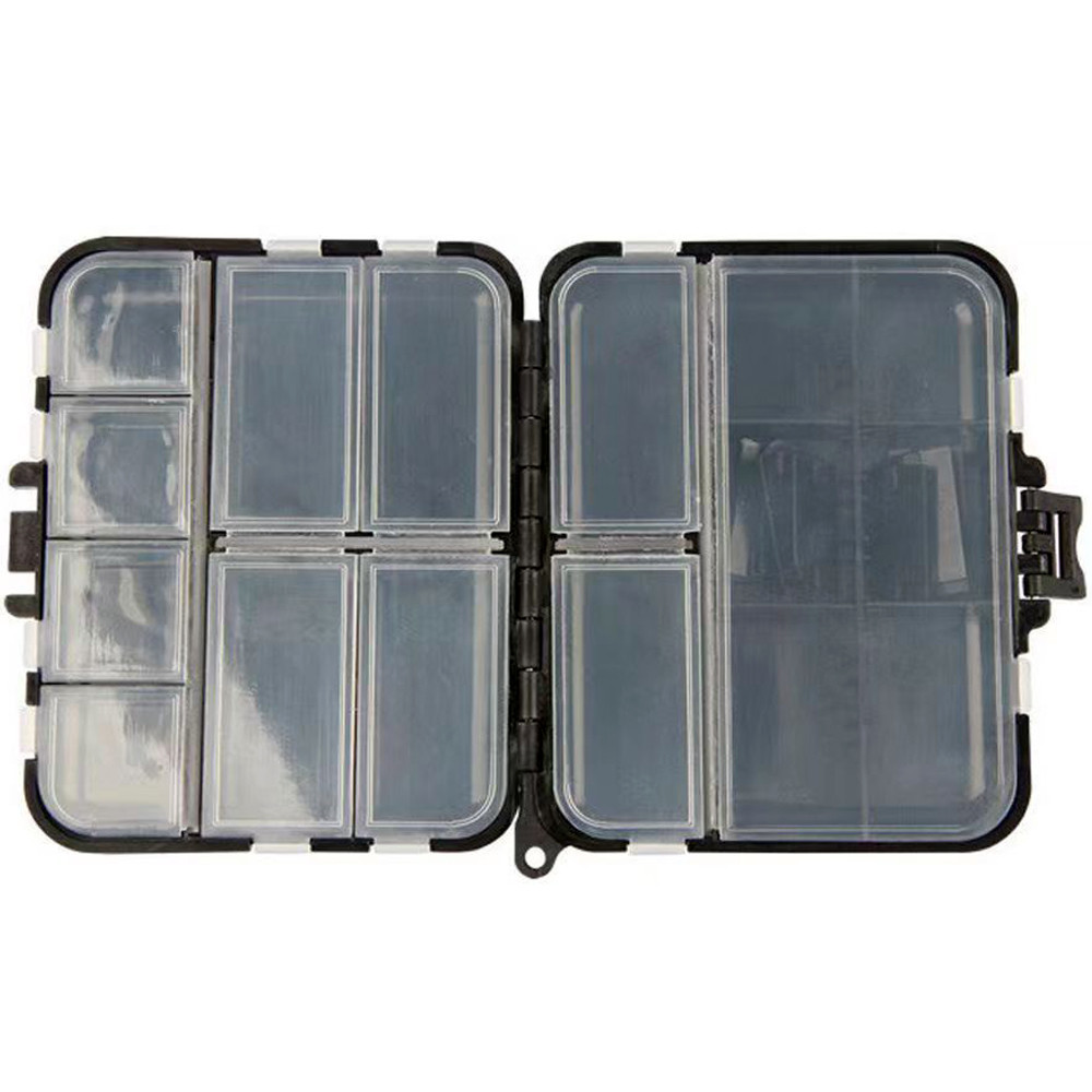 Portable Composable Space Plastic Fishing Tackle Box 2 Layers 12 ...