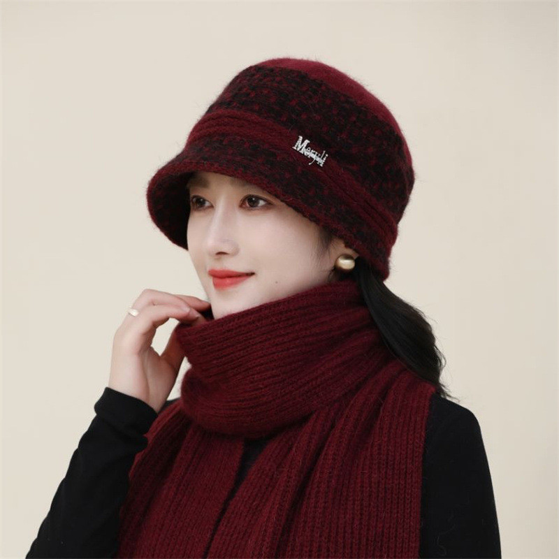 2024 New Arrival Middle-aged and Elderly Hat Female Winter Mother ...