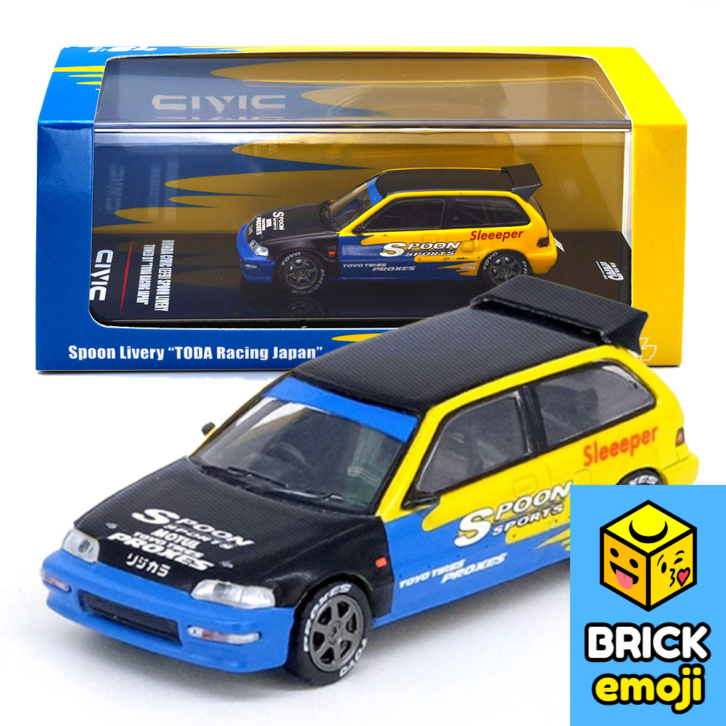 INNO64 Honda Civic EF9 Spoon Livery Tuned By Toda Racing Japan 1/64 ...