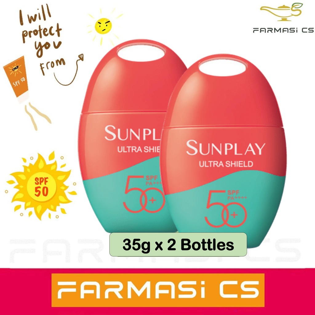 Mentholatum Sunplay Ultra Shield High Performance SPF 50+ PA++++ 35g x ...