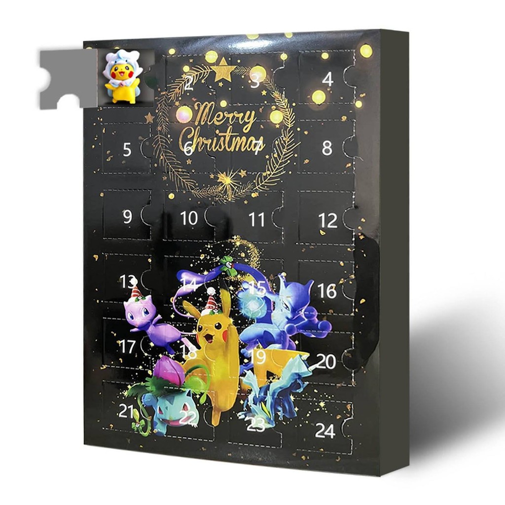 Pokémon Christmas Advent Calendar Box Pokémon Pet Elf Christmas Blind ...