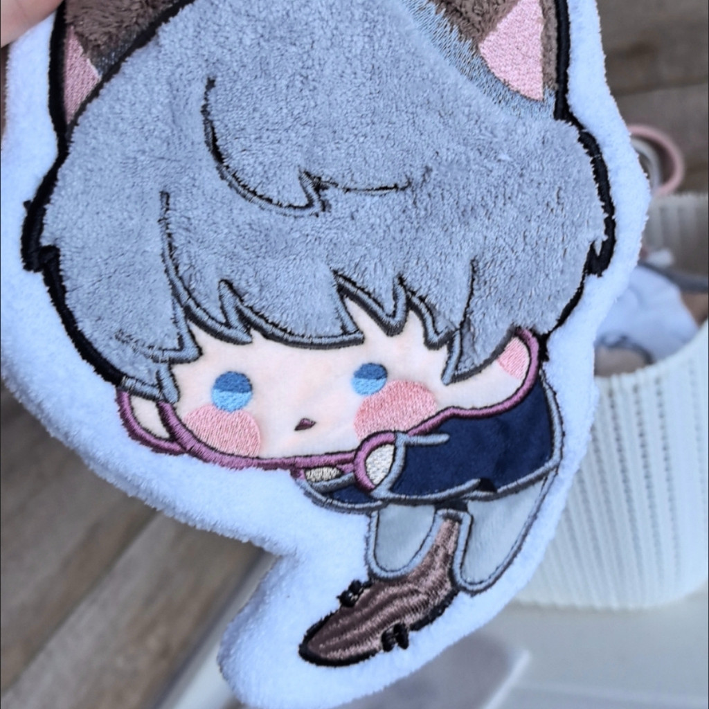 Love and Deep Space Merchandise 2D Cartoon Hand Towel 22cm Coral Fleece ...