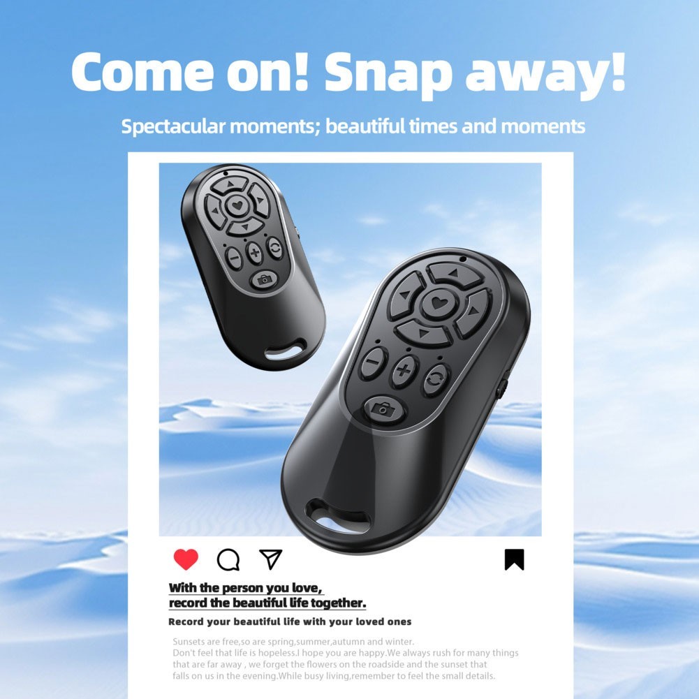 Wireless Camera Remote Control: Zoom, Selfie & Focus for Perfect Vlogs ...