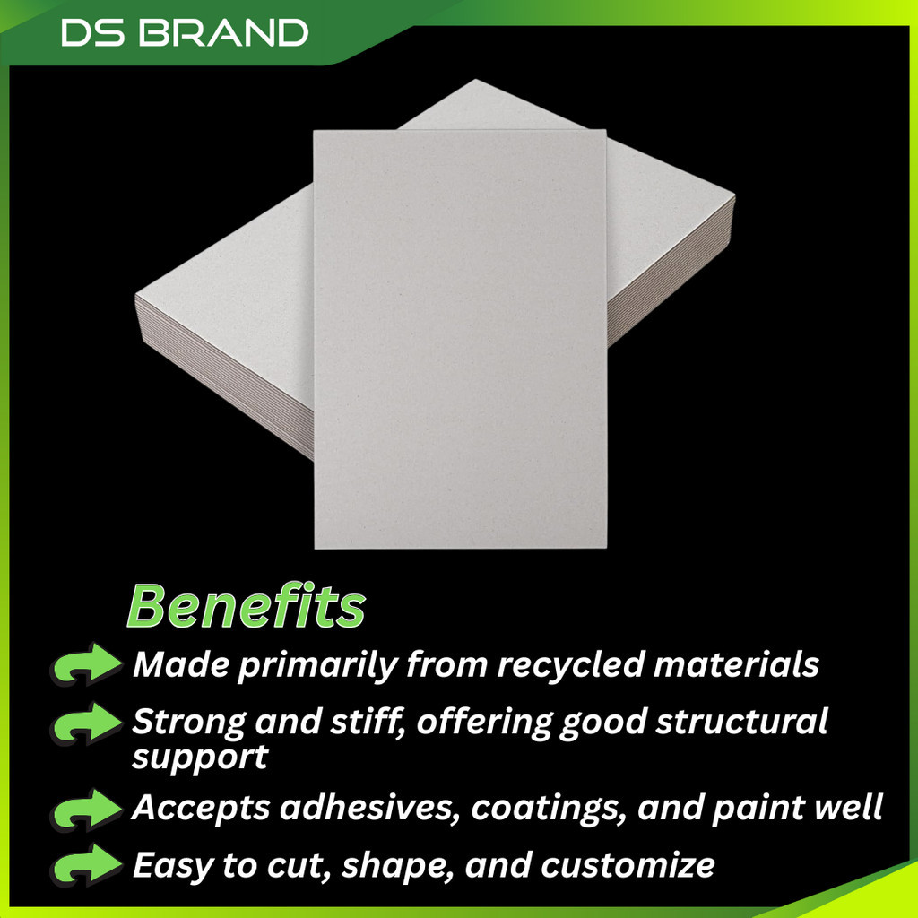 Kadbod Tebal / DIY Grey ChipBoard / Hard Card Board / Thick Cardboard ...